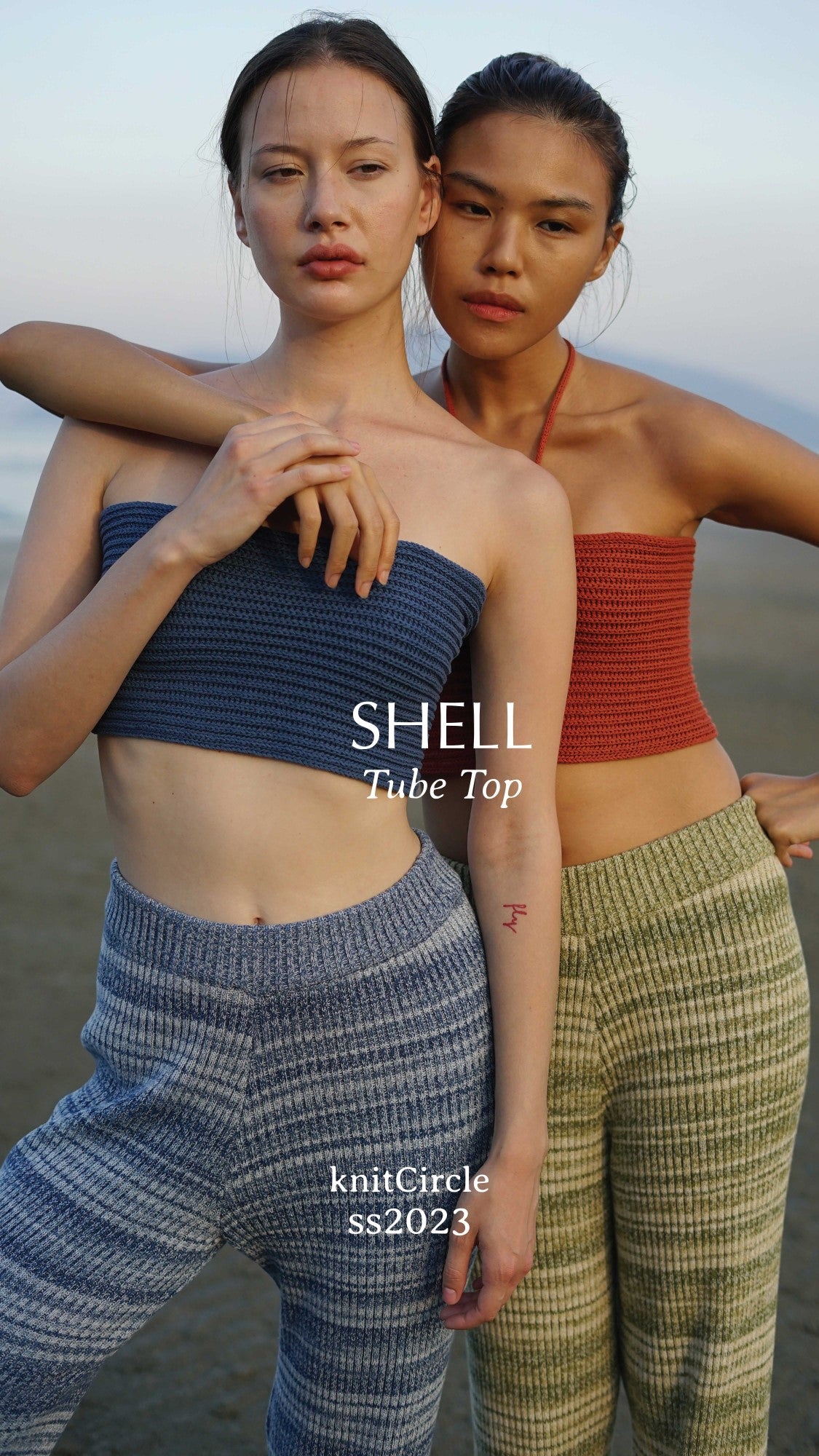 薄手ニットチューブトップ/Shell Tube Top（全3色） – VISAL MALL