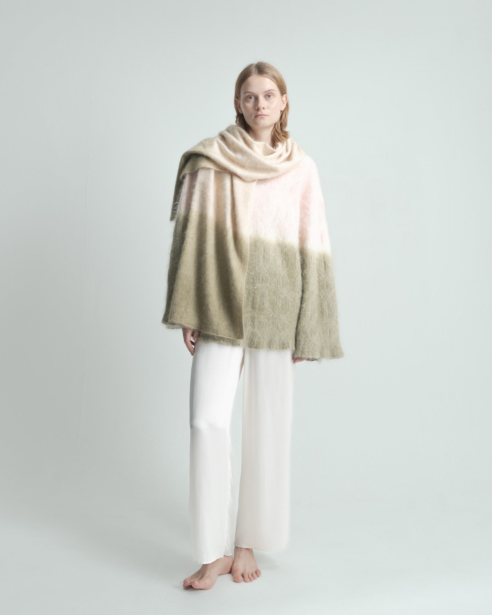 カシミヤセーター/Plant Dye Japanese brushing Cashmere top – VISAL MALL
